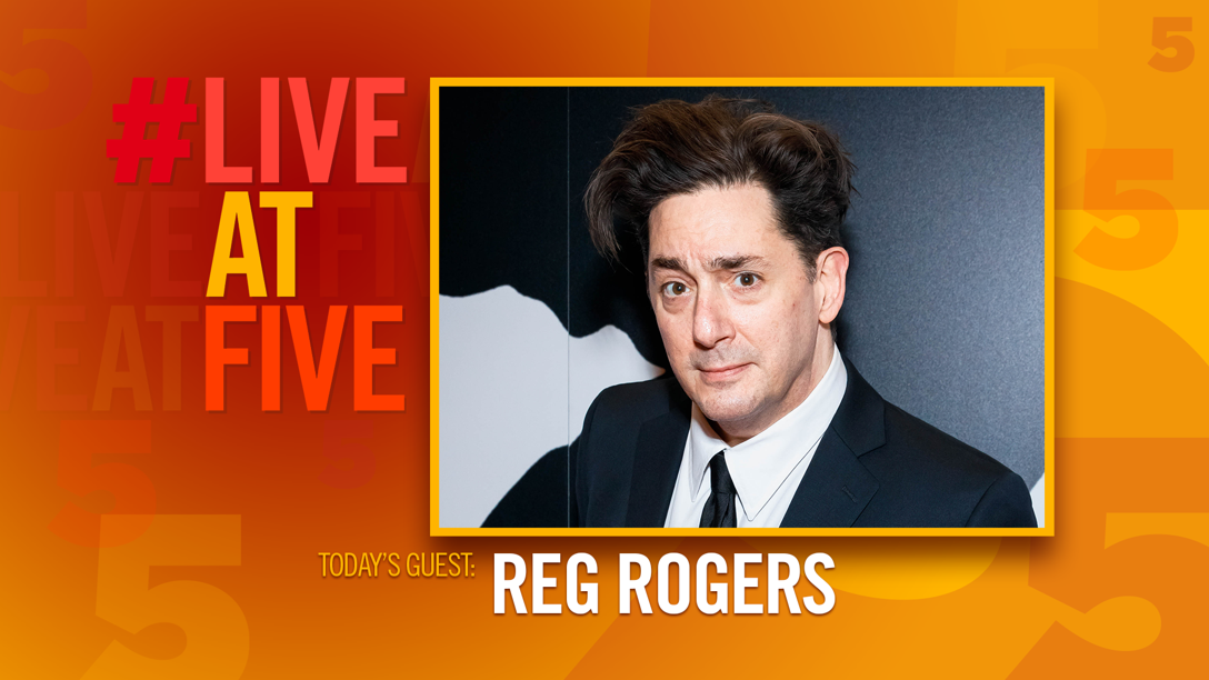 Broadway.com #LiveatFive with Reg Rogers of Present Laughter | Broadway ...
