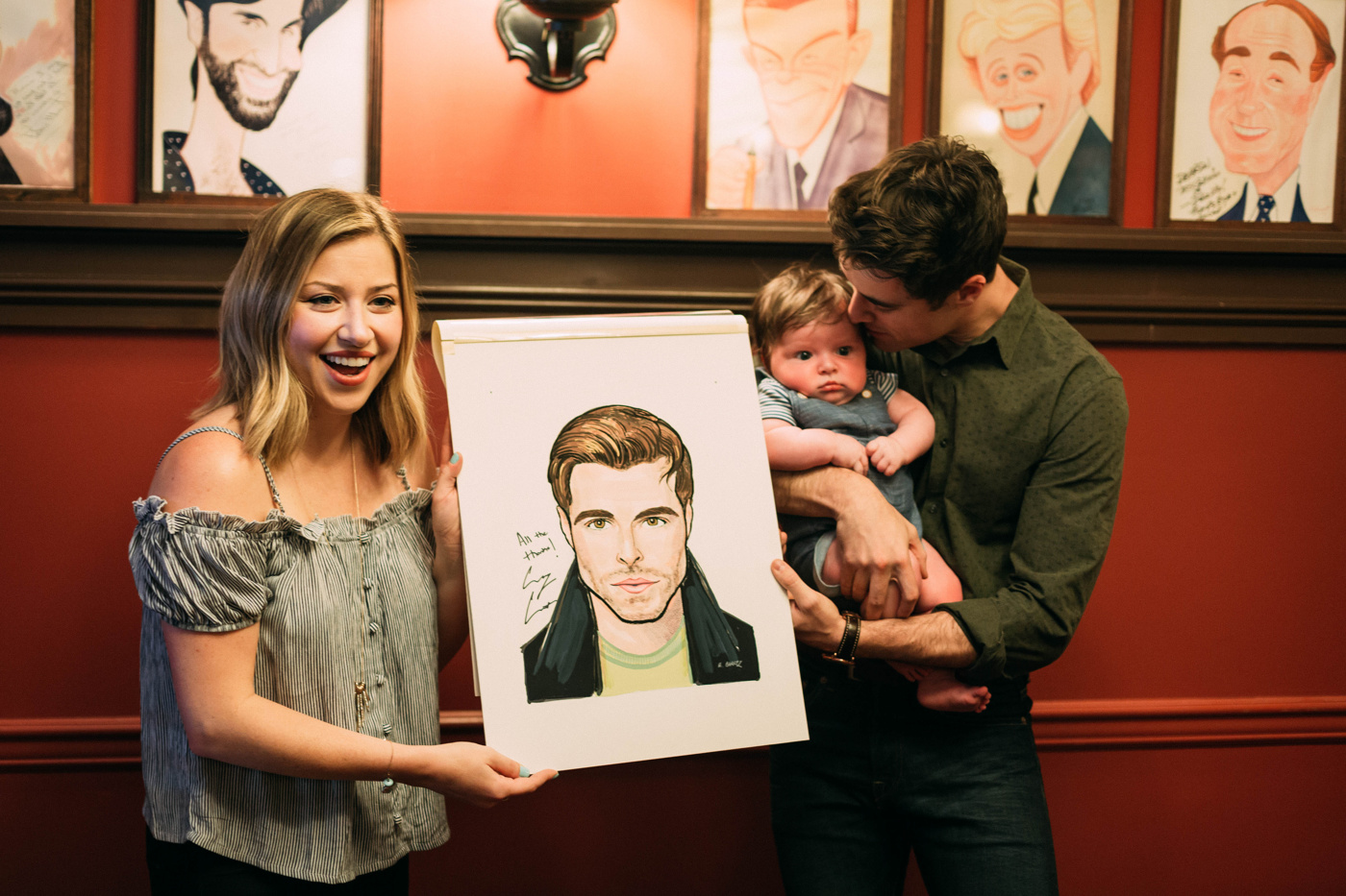 Right This Way! See Bandstand Frontman Corey Cott Receive His Sardi's ...