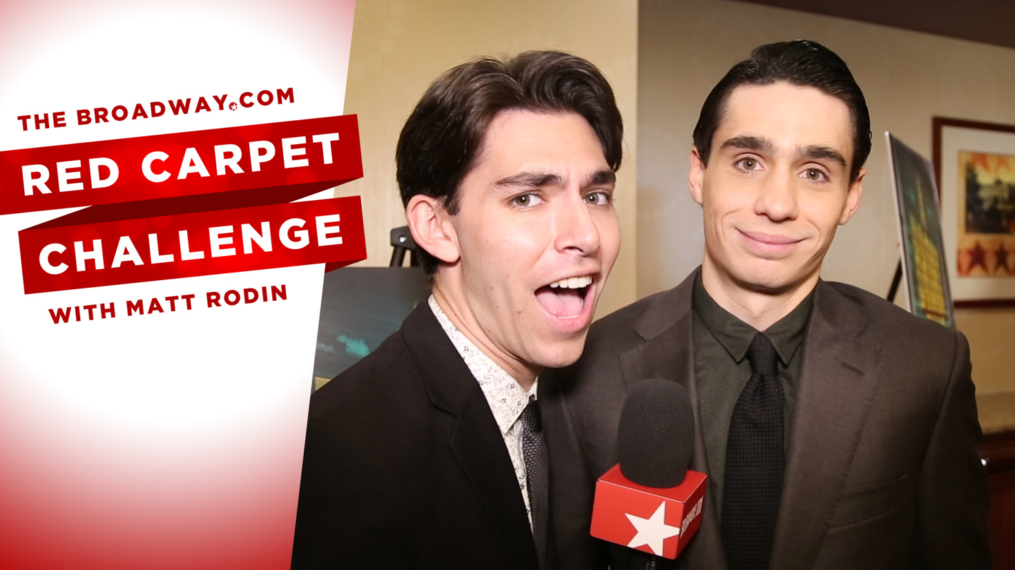 Red Carpet Challenge! The Stars of A Bronx Tale Play 'Where'd You Come ...