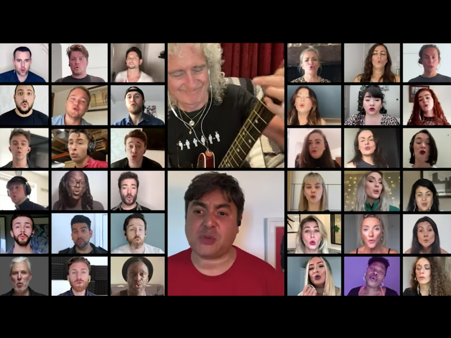 Watch Brian May and We Will Rock You Stars Past & Present Perform ...