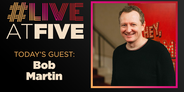 Broadway.com #LiveAtFive with Bob Martin from The Prom | Videos ...