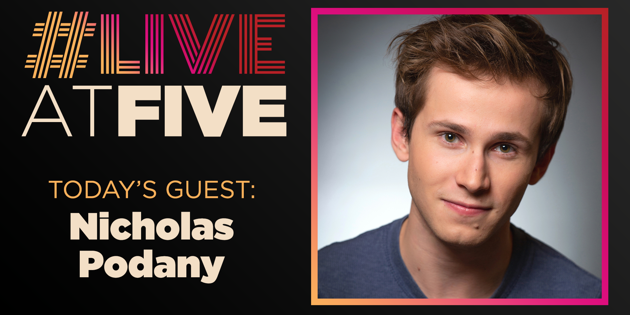Broadway.com #LiveatFive with Nicholas Podany of Harry Potter and the ...