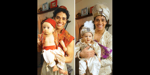 Awww! Aladdin Star Adam Jacobs & His Adorable Twins Celebrate an ...