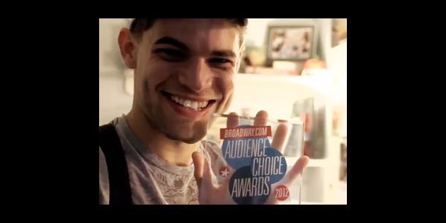 Watch Jeremy Jordan Show Off His Broadway.com Audience Choice Award as ...