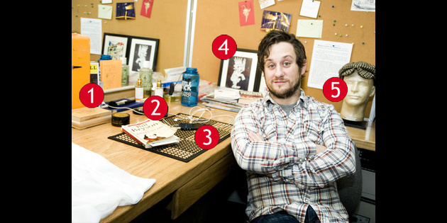 Busy Dad Christopher Fitzgerald Shares His Bare Bones Backstage Space ...