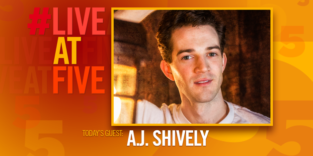 Broadway.com #LiveatFive with A.J. Shively | Broadway Buzz | Broadway.com