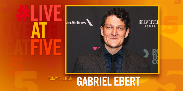 Broadway.com #LiveatFive with Gabriel Ebert of Time and the Conways | Broadway Buzz | Broadway.com